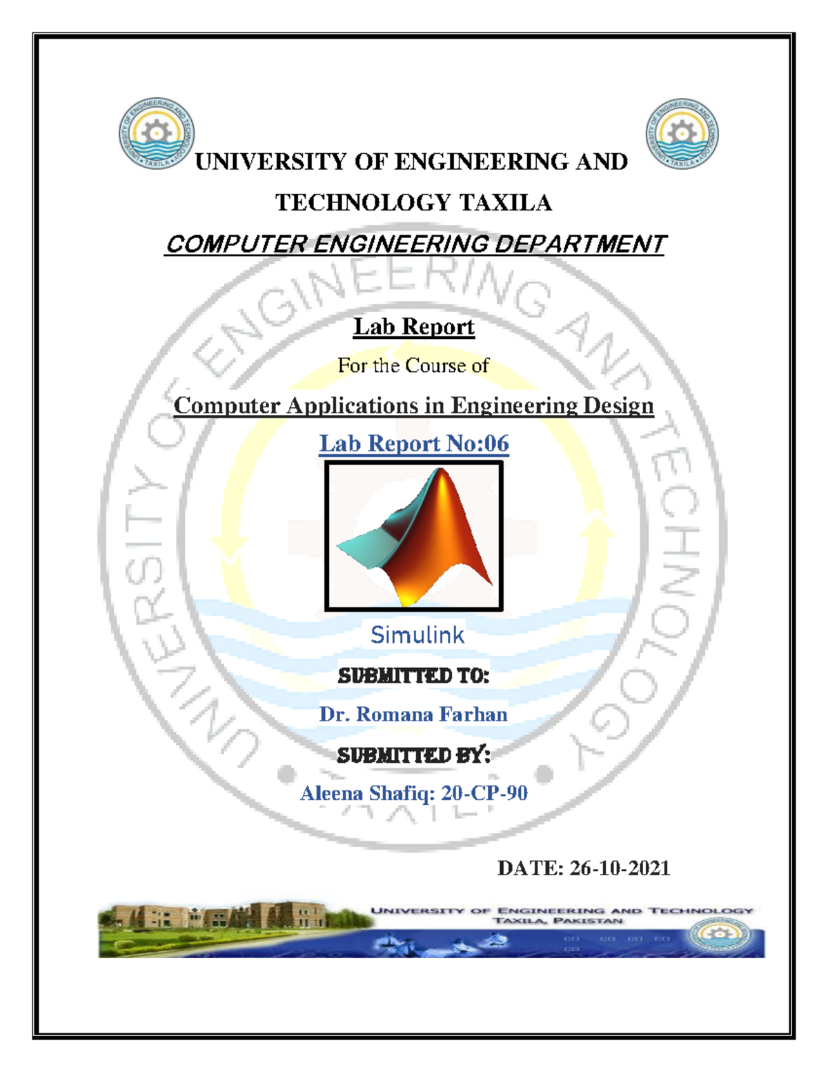 20-CP-90(Lab 6 Tasks) - This can helpful for you - UNIVERSITY OF ...