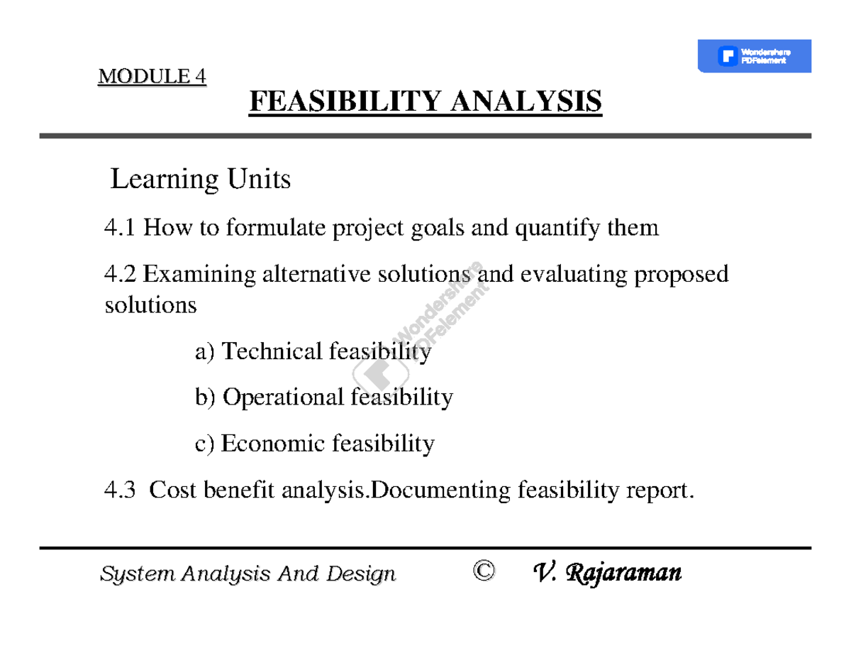 W4 Lesson 4 - Feasibility Analysis - Module-Copy-Copy - System Analysis ...