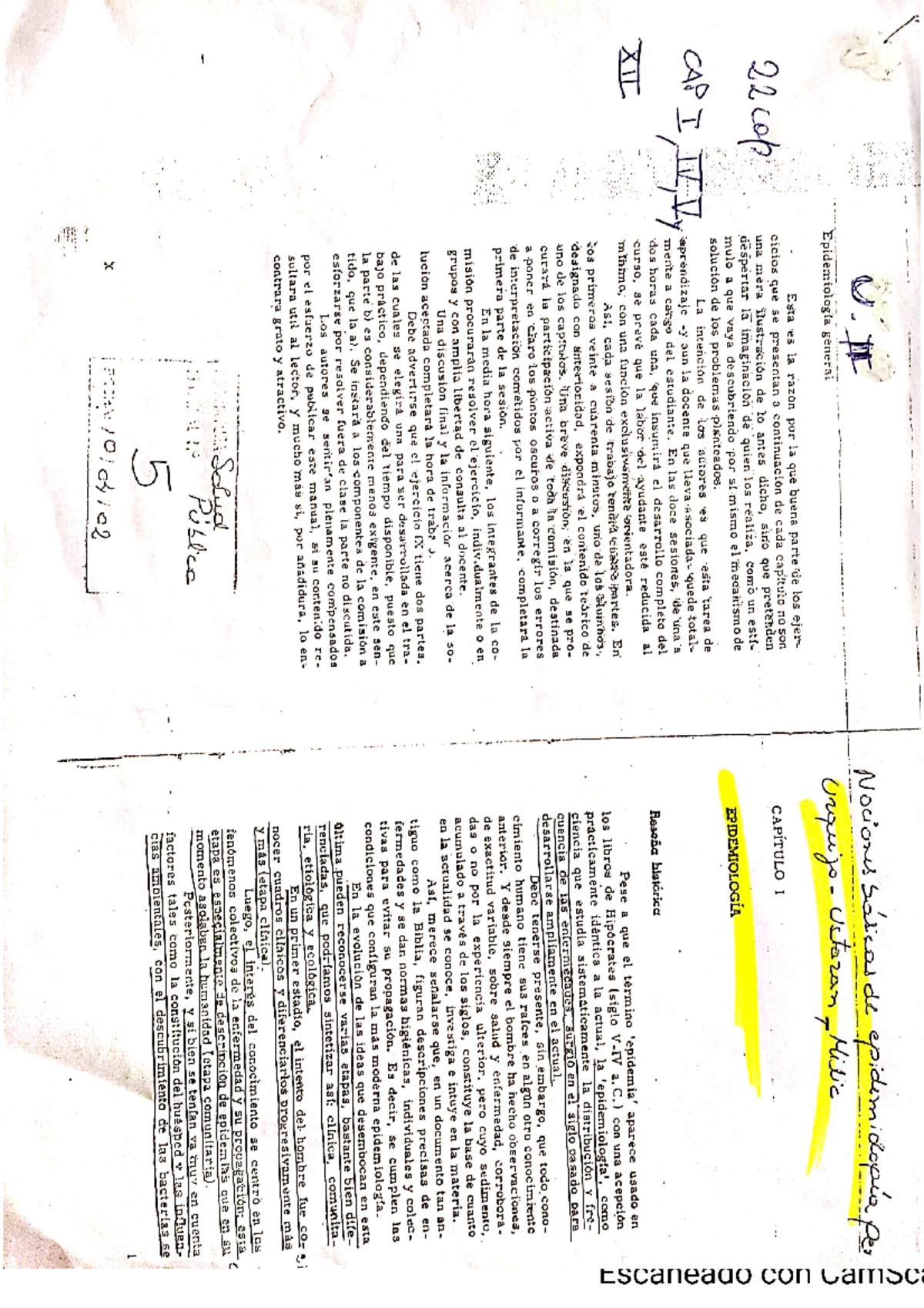 Nociones Basicas de epidemiologia general, Urquiza, Ustazan, Mielic ...