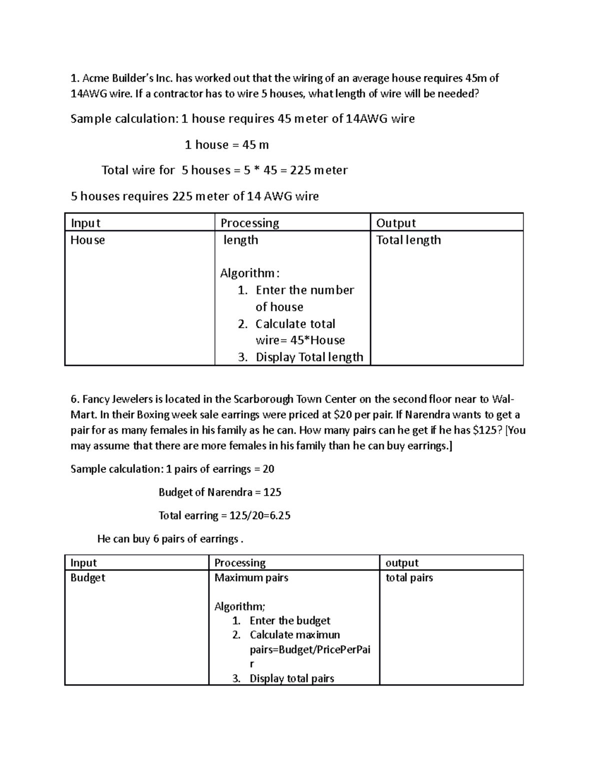 Assign 1 IPO - IPO CHART - 1. Acme Builder’s Inc. has worked out that ...