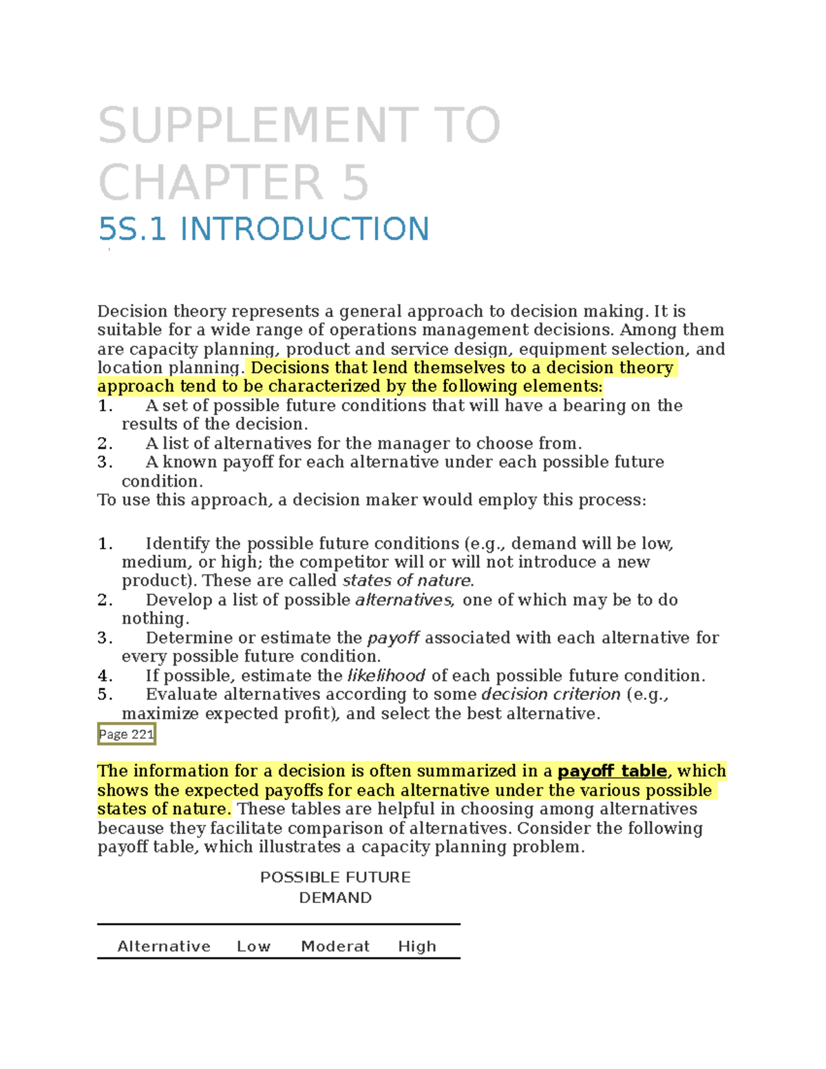 Supplement to Chapter 5 Introduction - Business Statistics - Studocu