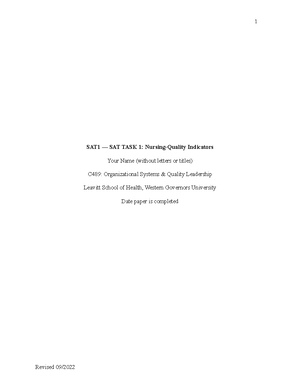 C361 PA 1 Clabsi - Passed 1st try - C361 - MLM1 – Performance ...