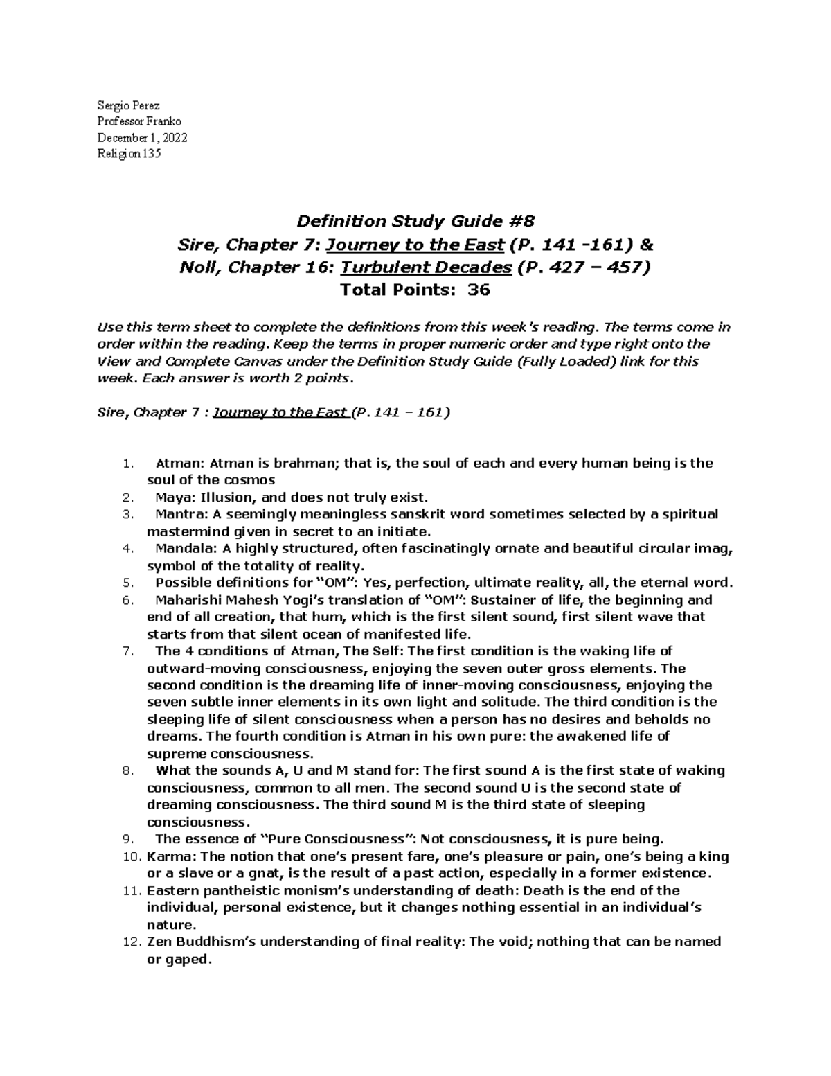 DSG #8 - Assignment based on finding answers from required course ...
