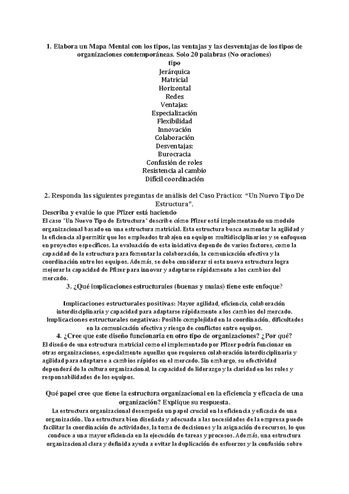 definición de Administrac - 1. Elabora un Mapa Mental con los tipos, las ventajas y las ...