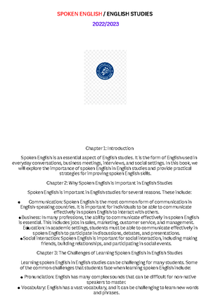 Grammar S1 - ENGLISH STUDIES SEMESTER 1 - GRAMMAR / ENGLISH STUDIES ...