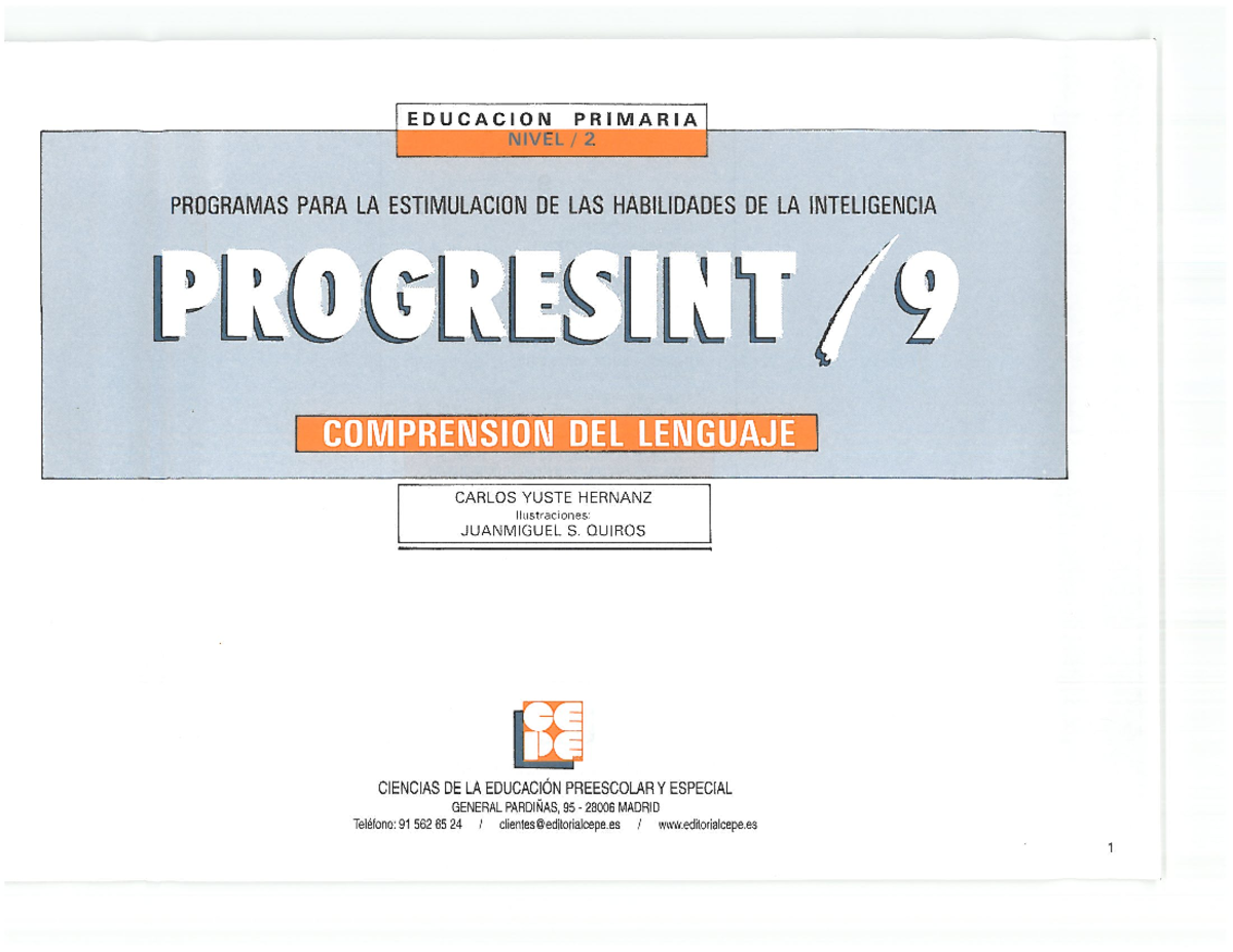 Progresint-9 - Fundamentos Pedagógicos de Atención a la Diversidad - Studocu