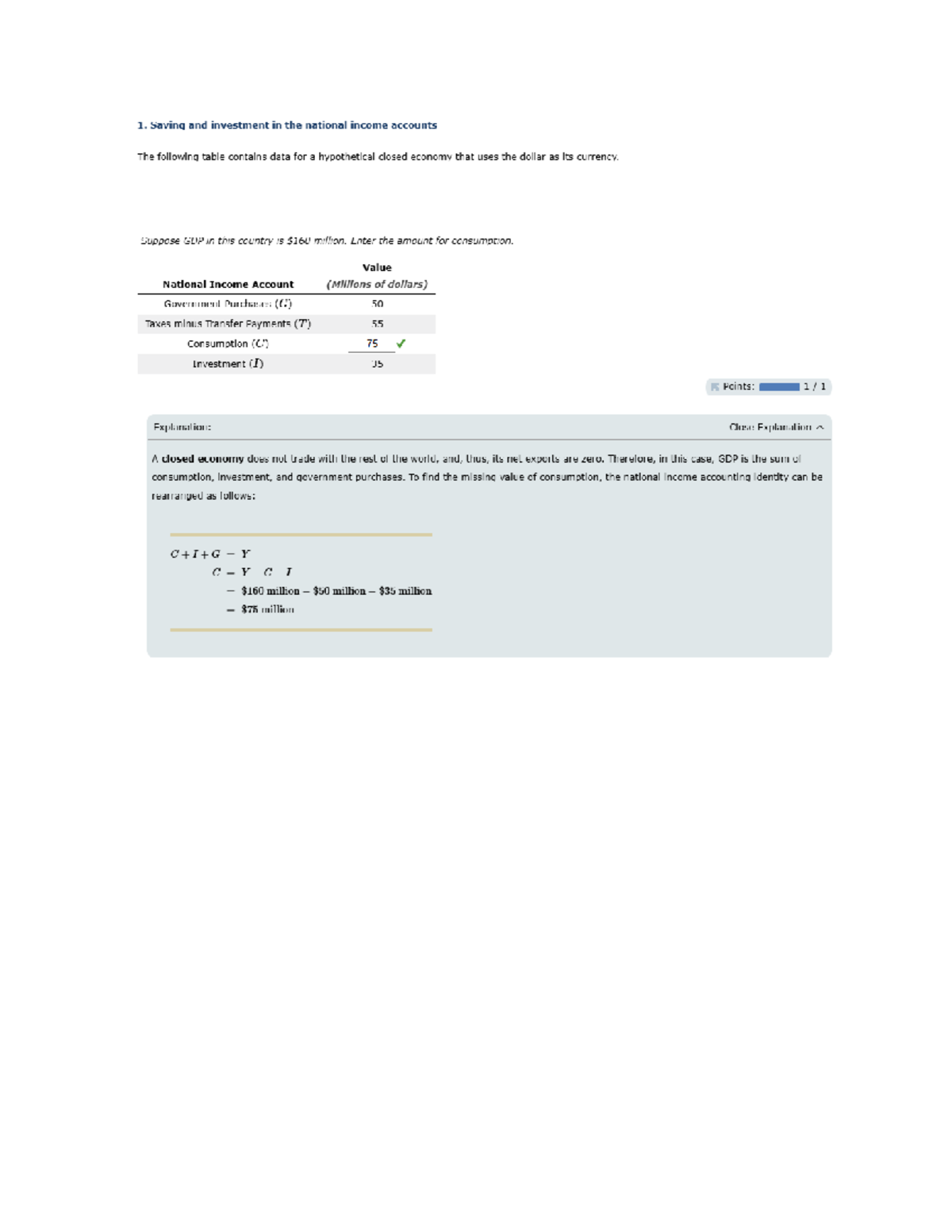 Eco 202 mod 6 quiz pt 1 - Module 6 quiz - 1. Saving and investment in ...