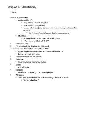 Origins of Christianity 2 - (Jewish) Was a Pharisee too Knows the ...