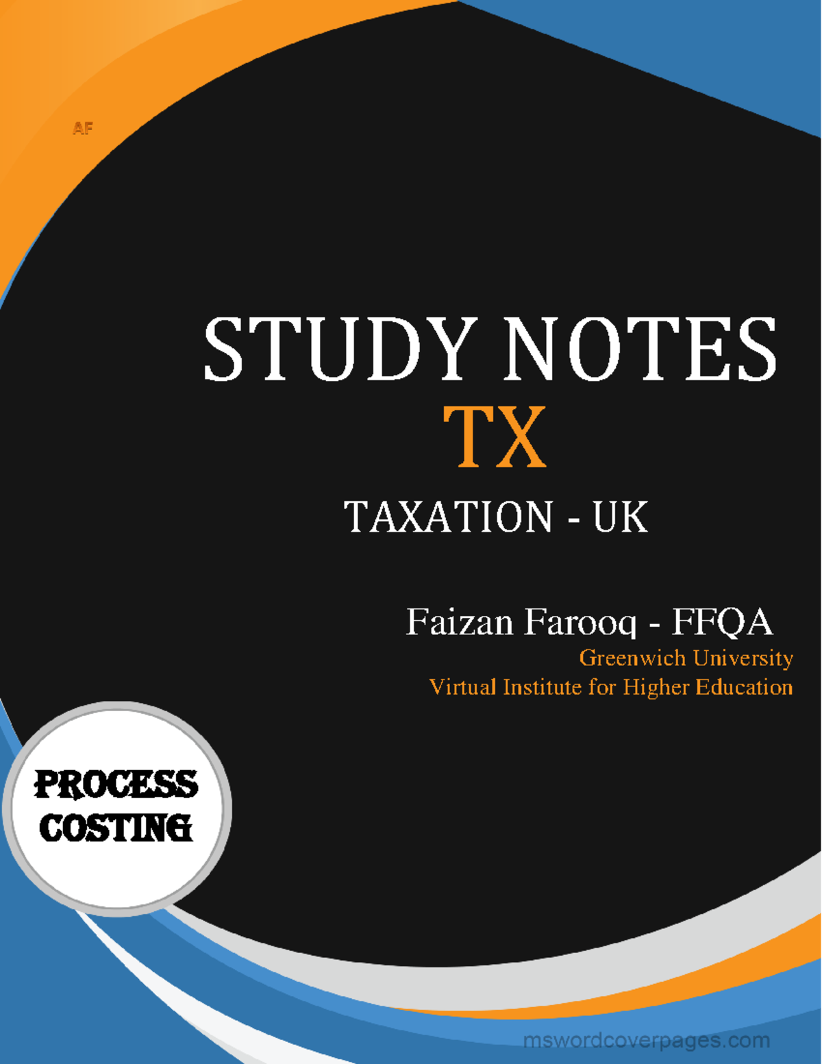 Process Costing - Warning: TT: undefined function: 32 Warning: TT: undefined function: 32 1 ...