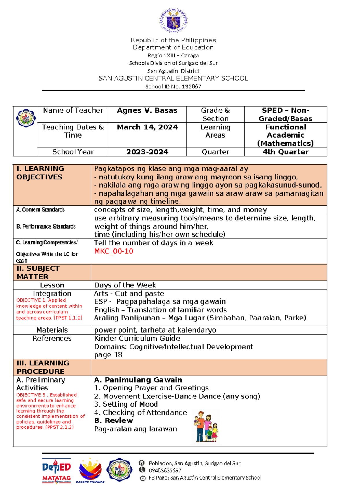 Final-4As-Lesson-plan-for-demo-Agnes-1 - Copy - Poblacion, San Agustin ...
