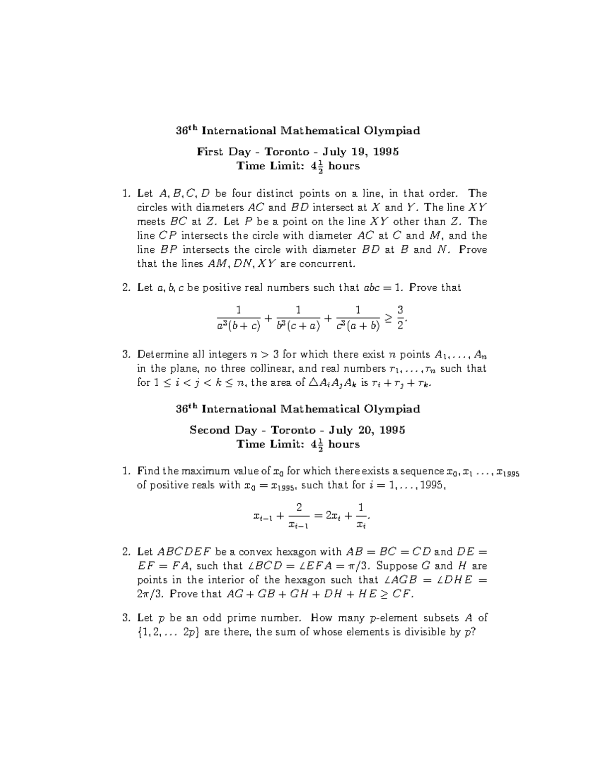 International Mathematical Olympiad PDF English 36 ThInternational international-mathematical-olympiad-pdf-english-36-thinternational