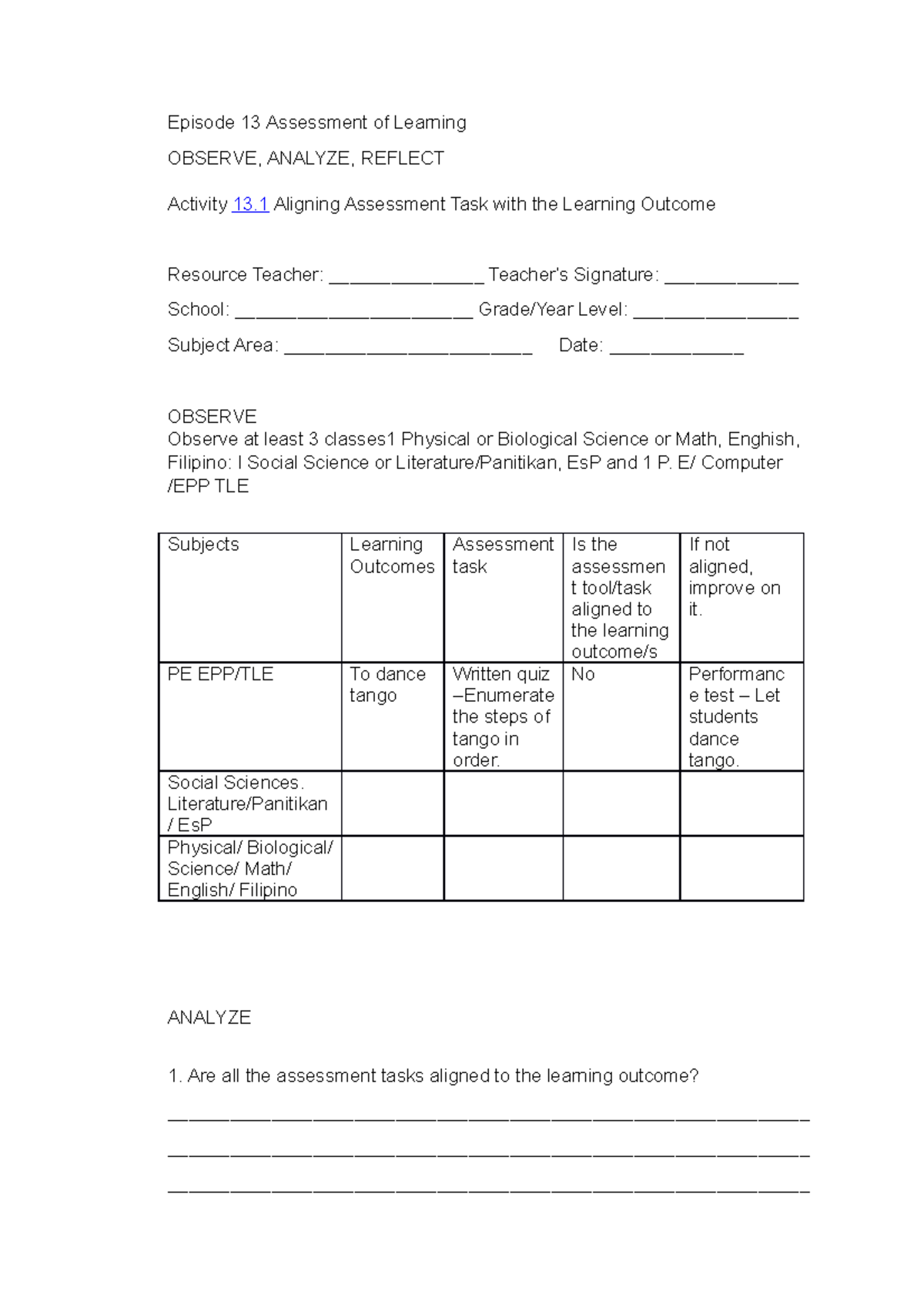 Local media 3508950121694114877 - Episode 13 Assessment of Learning ...