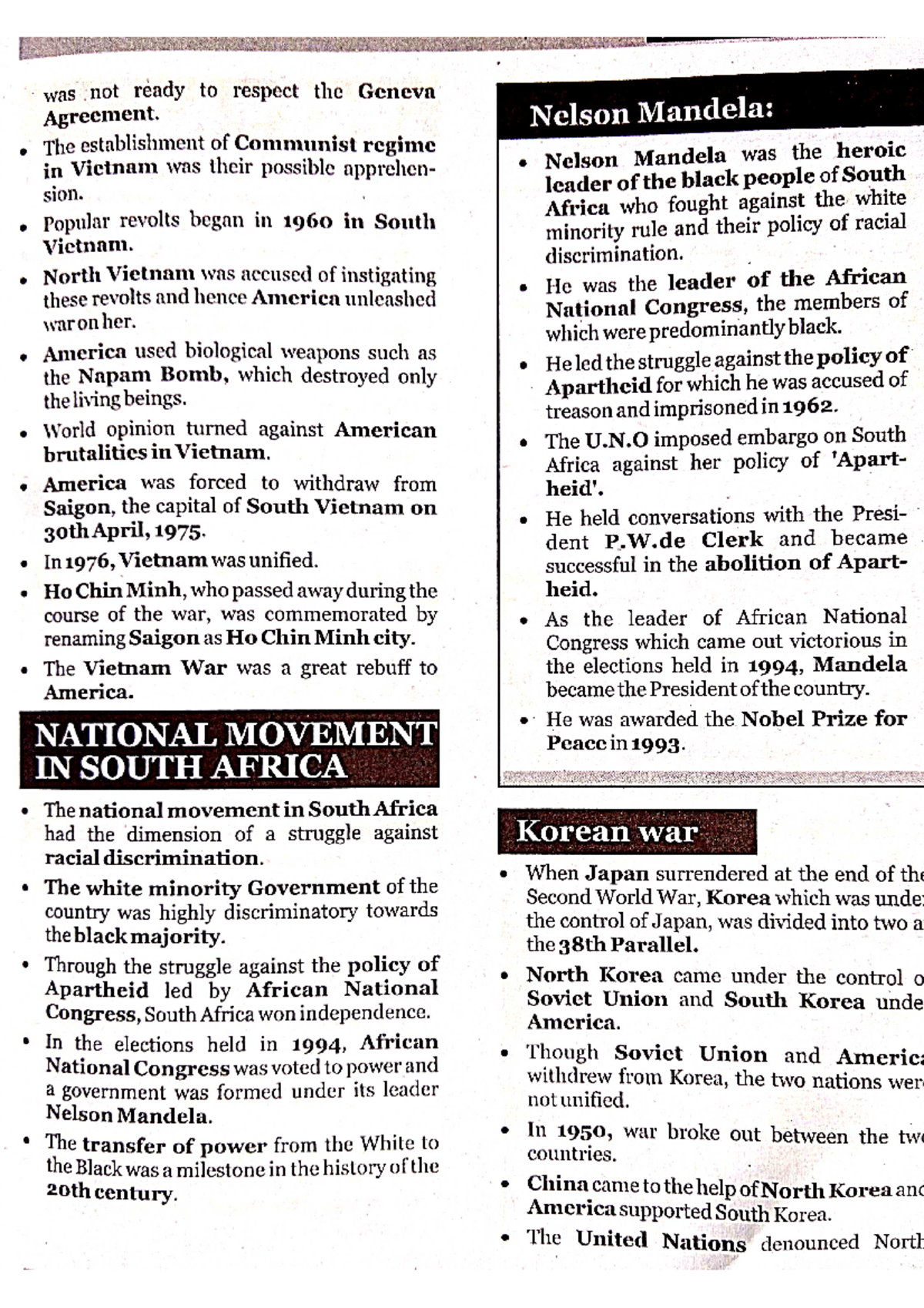 National movement in south africa part 2 - History of Twentieth Century ...