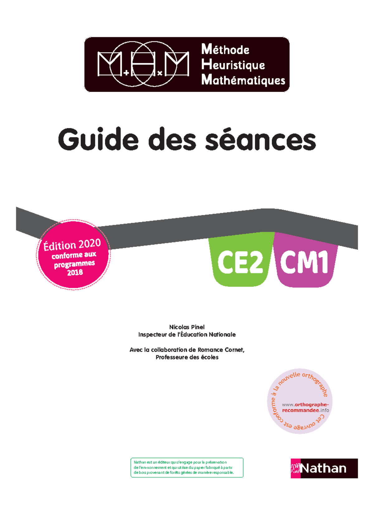 Mhm guide ce2-cm1 - devoirs maths - Nathan est un éditeur qui s’engage pour la préservation de ...