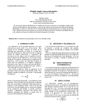 Taller 1, fisica II - Punto 5 Para la realización de este punto ...