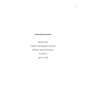 QSO 321 Module One Assignment wk 1 - Rhonda Garza The Triple Bottom ...