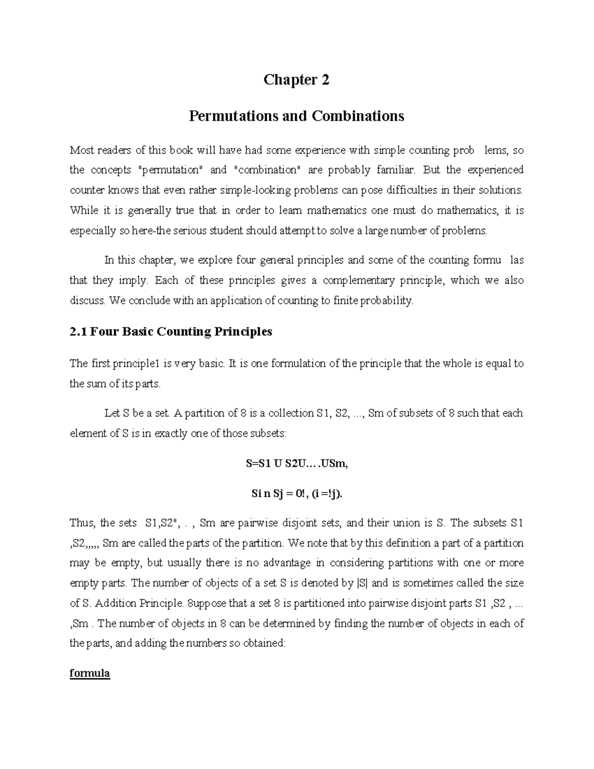 Probabilitytheorymsc mathematics - Chapter 2 Permutations and ...