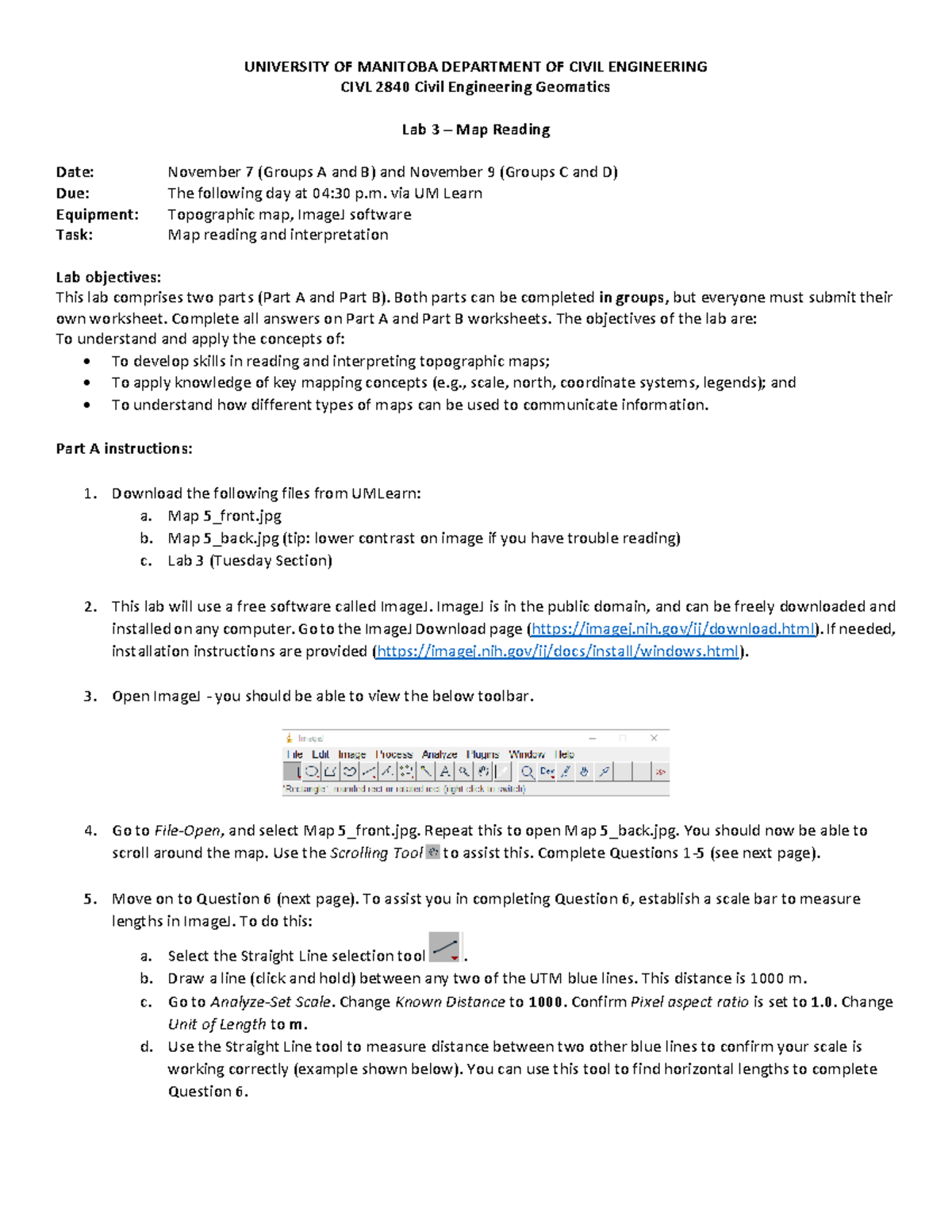 Lab 3 - Maps - Lab 3 for geomatics tutorial. - CIVL 2840 Civil ...
