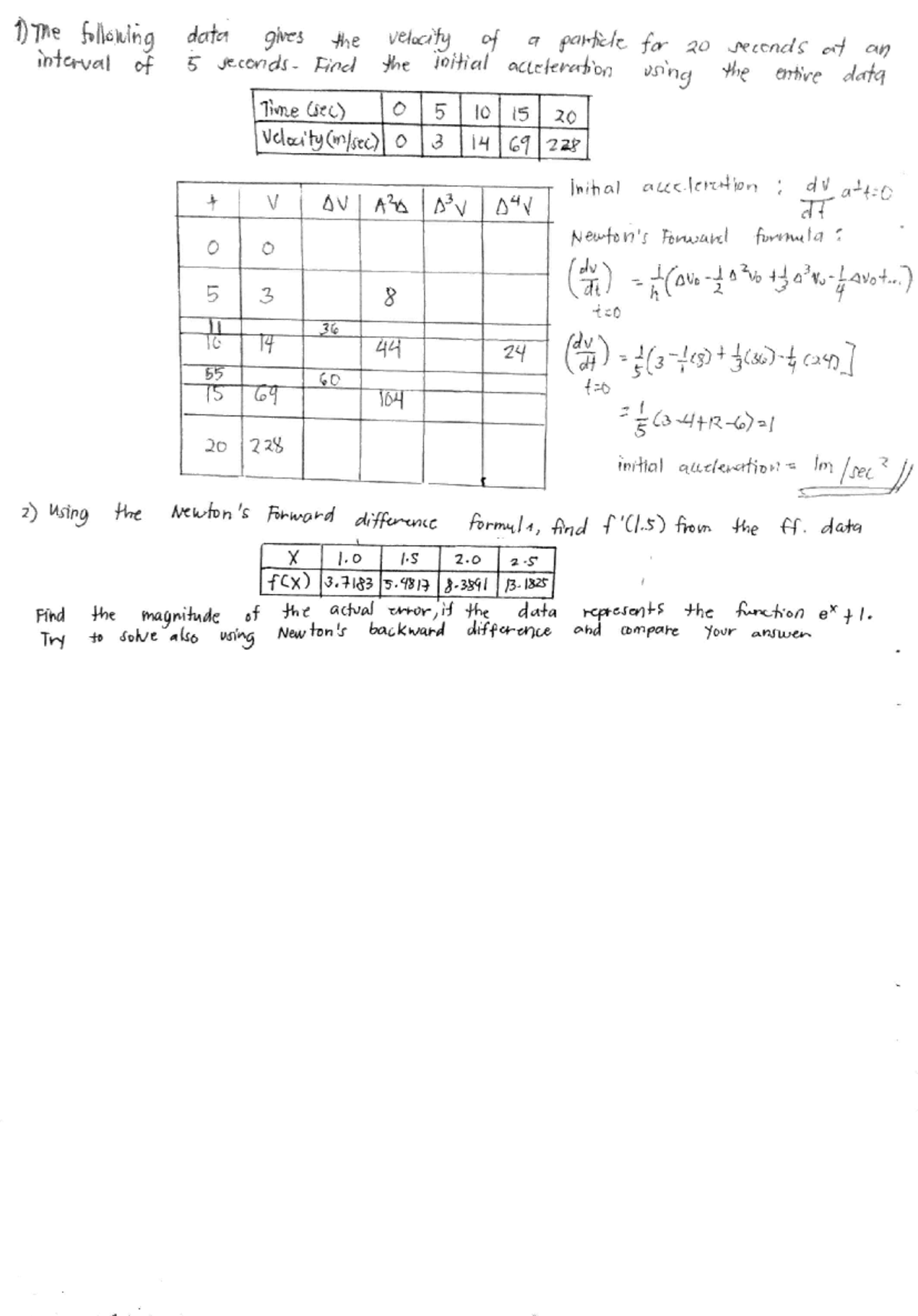 Learning Activity 8 in Numerical Methods and Analysis - Mechanical Engineering - Studocu