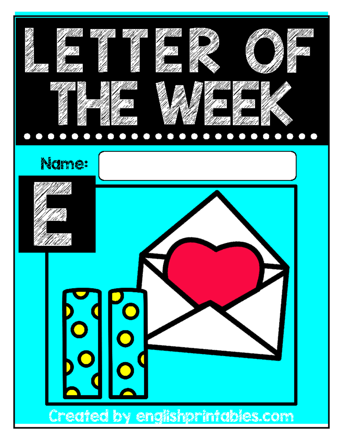 Alphabet Letterofthe Week Phonics Letterofthe Week The Letter E-1 - THE ...