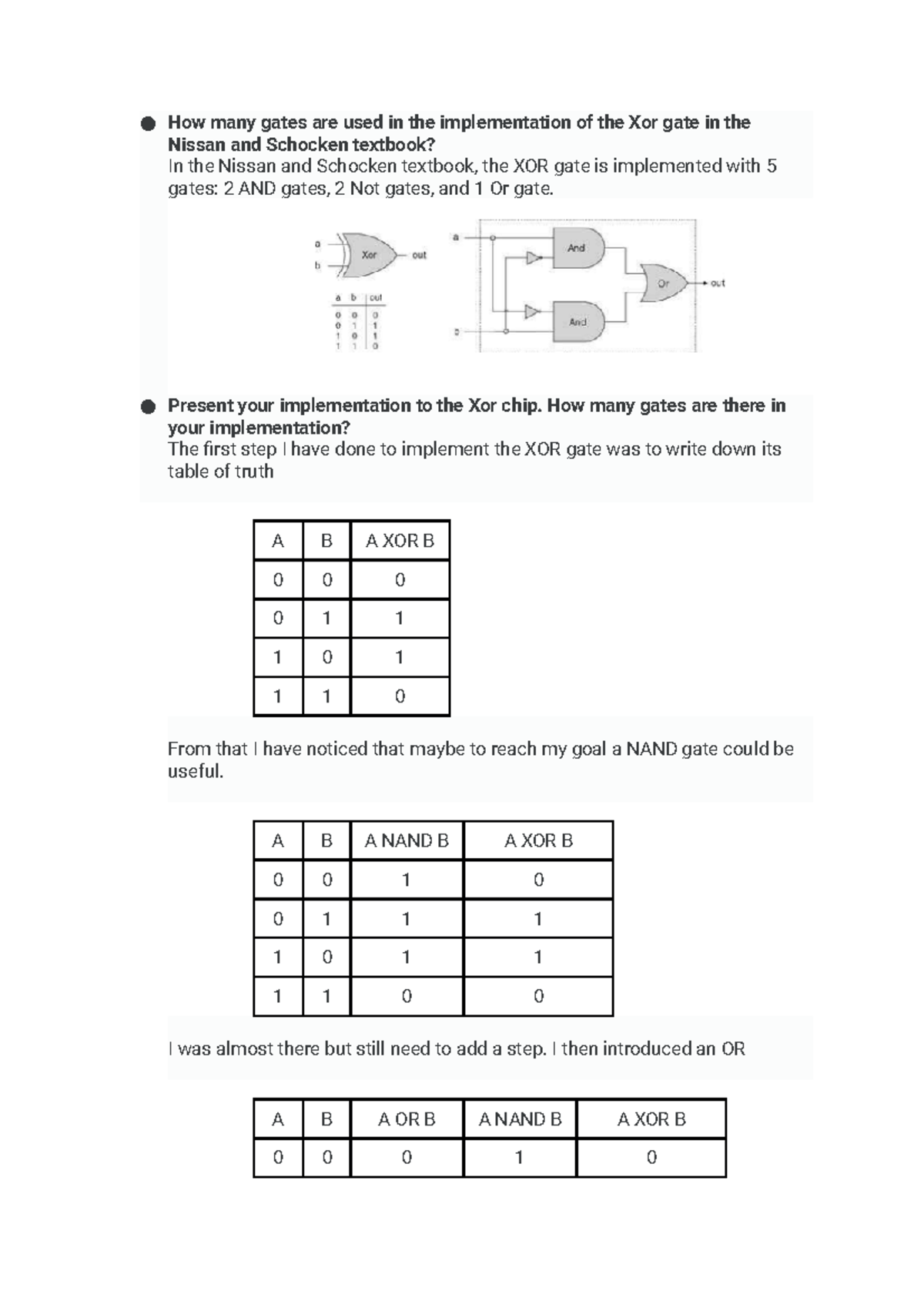 Discussion Assignment Unit 2 - How many gates are used in the ...