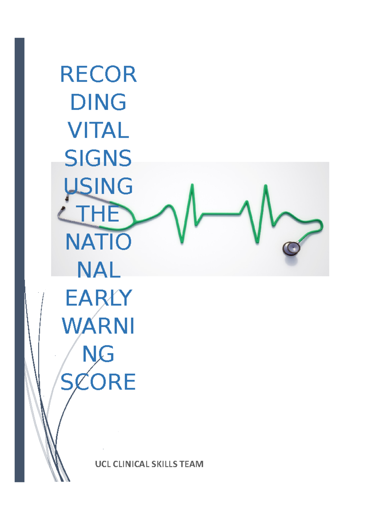 NEWS recording - Helpful for NEWS scoring practice - RECOR DING VITAL ...