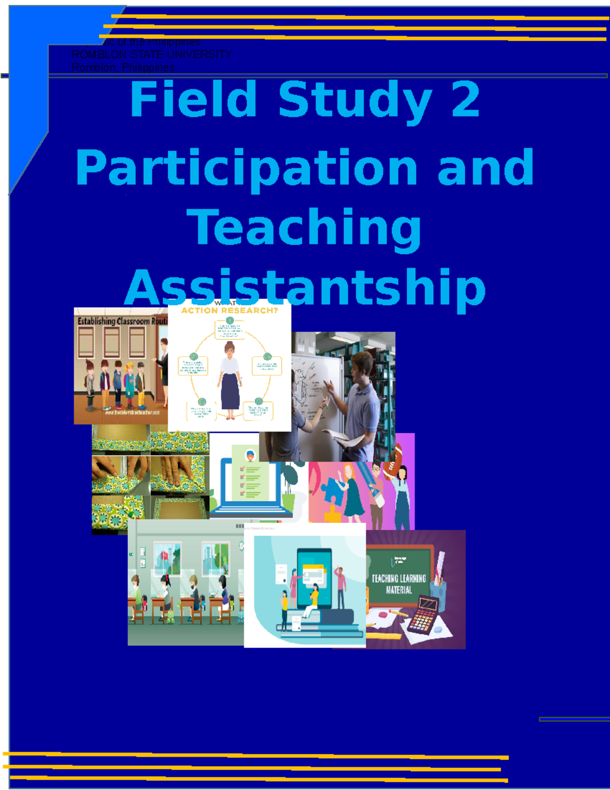 Workbook FOR FS 2 Portfolio - ROMBLON STATE UNIVERSITY Romblon ...