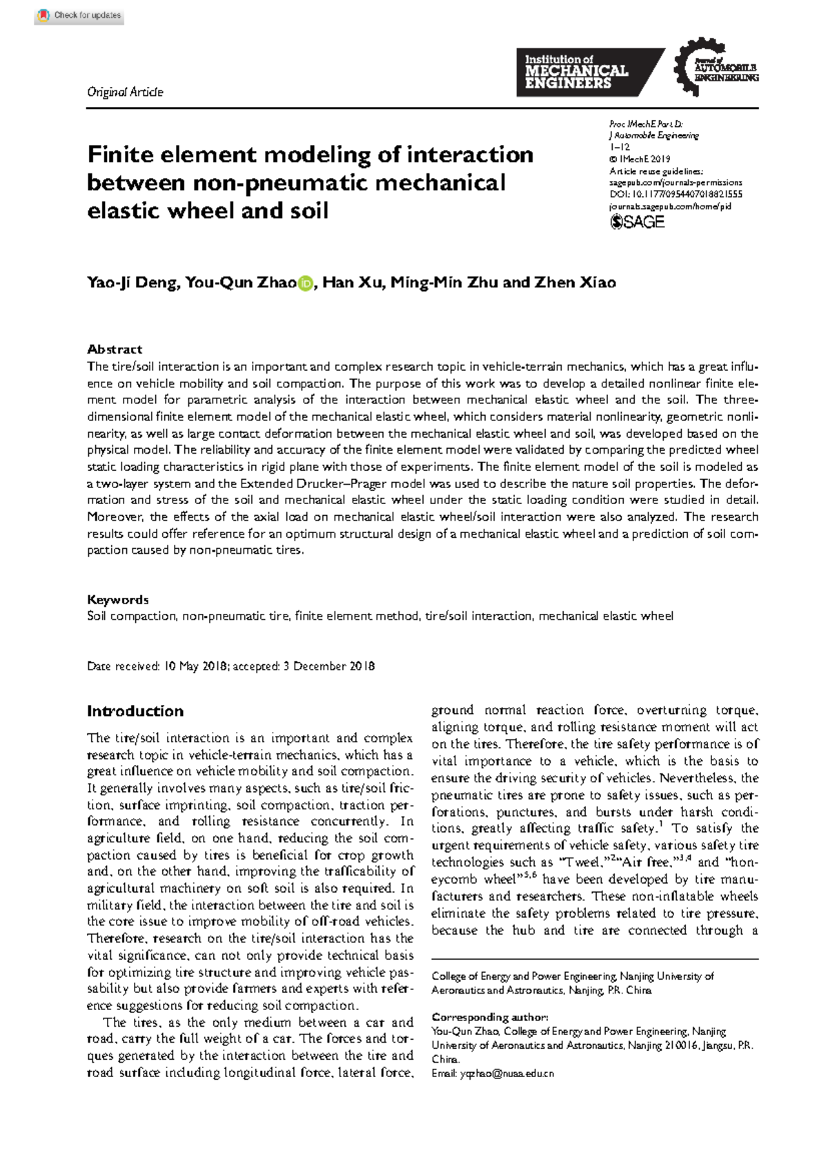 10 - mmmm - Original Article Proc IMechE Part D: J Automobile ...