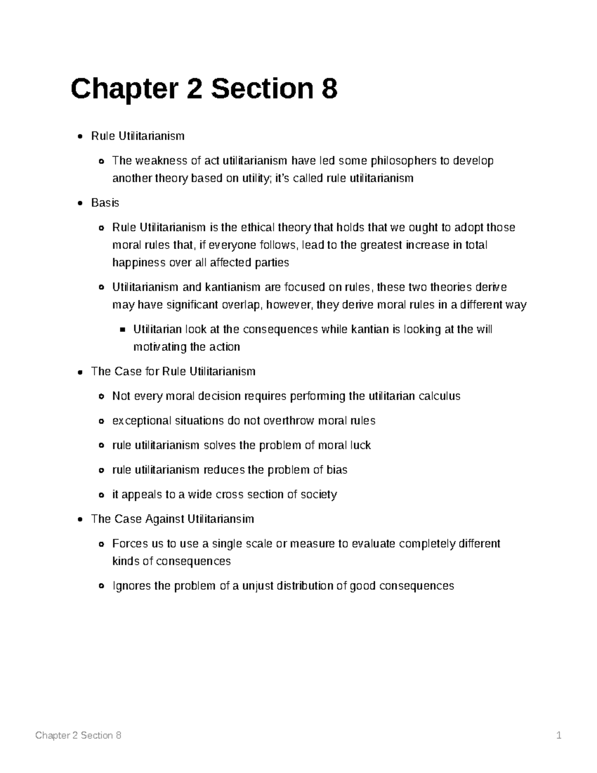 Chapter 2 Section 8 - Textbook Notes - Chapter 2 Section 8 1 Chapter 2 ...