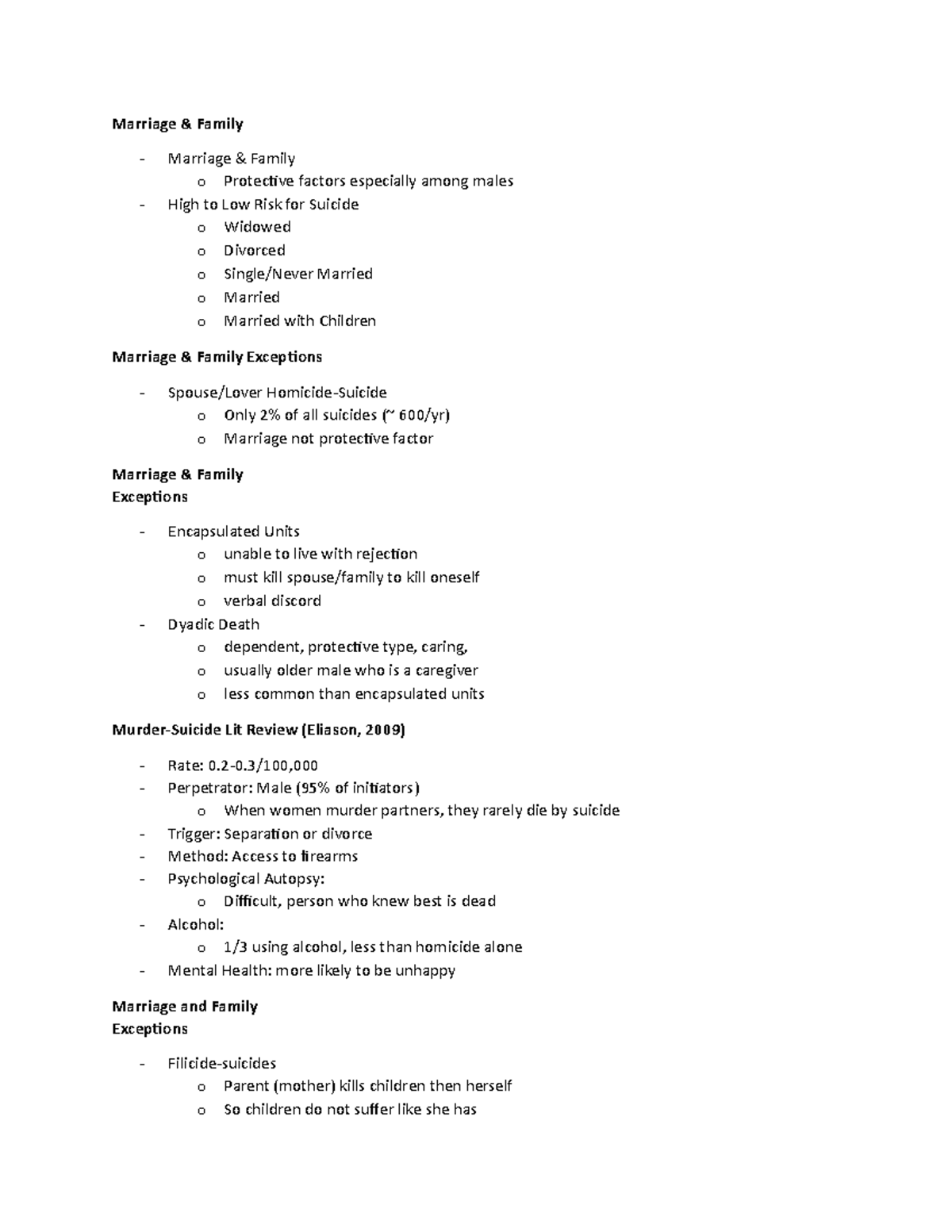 Chapter 10.3 - notes - Marriage & Family - Marriage & Family o ...