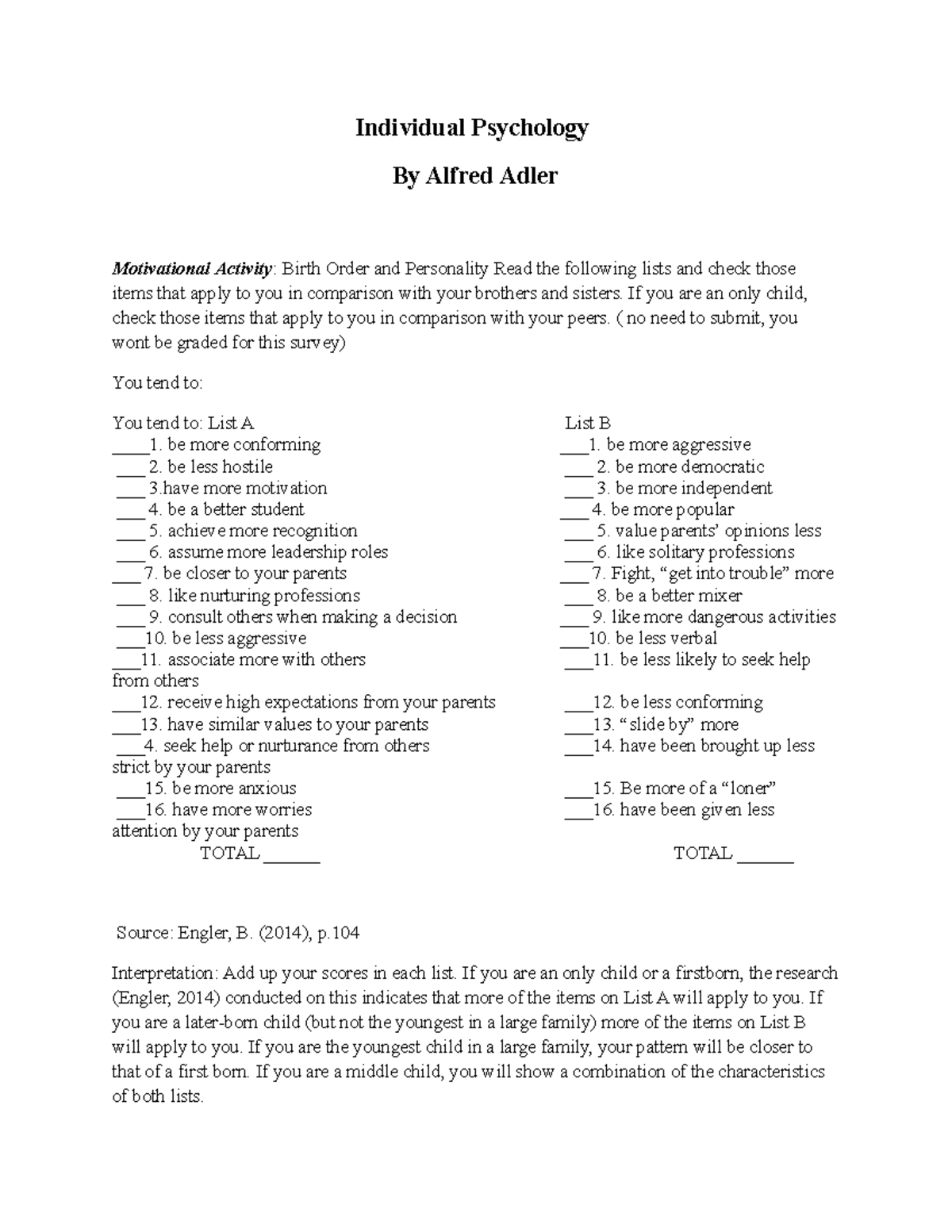 Who is Alfred Adler - Individual Psychology By Alfred Adler ...