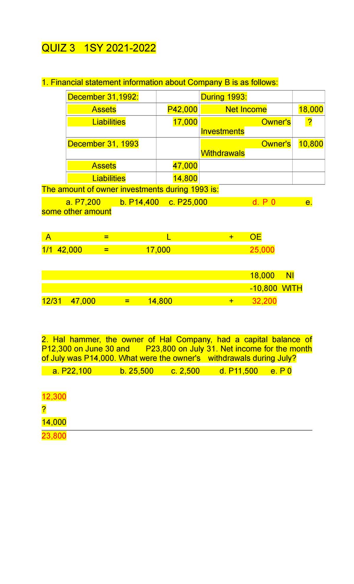 Bsa 1101 Quiz 3 1sy 2021 2022 Sept 17 2021 Reviewer Quiz 3 1sy 2021