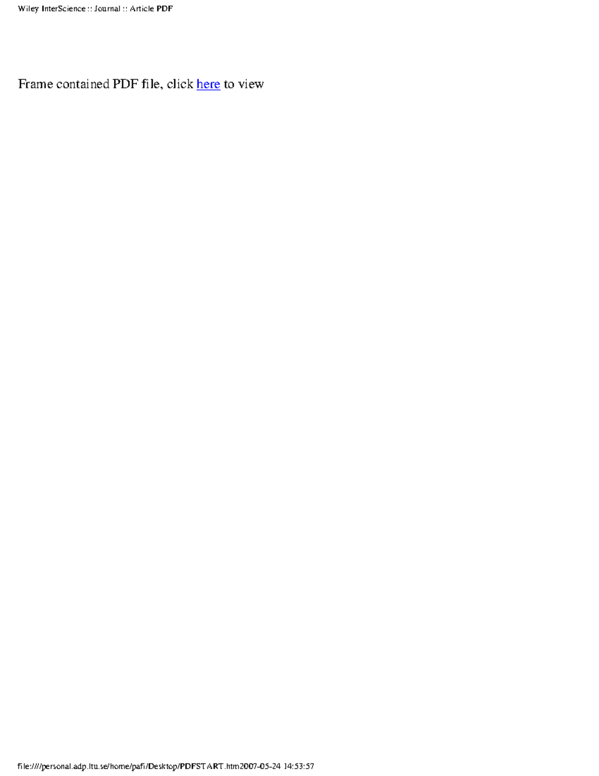 Fulltext 01 - Wiley InterScience :: Journal :: Article PDF Frame contained PDF file, click here ...
