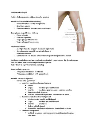 Pathologie periode 4 - CVA Uitval corticospinalis - Spinale reflexboog ...