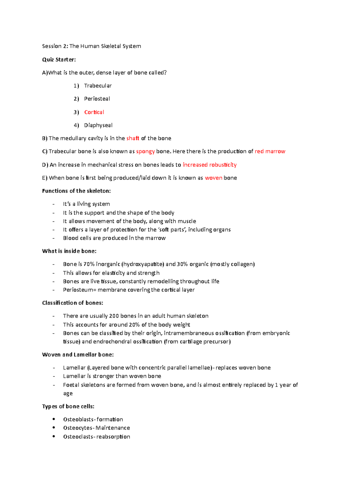 Session 2 Lecture Notes 2 Session 2 The Human Skeletal System Quiz session-2-lecture-notes-2-session-2-the-human-skeletal-system-quiz