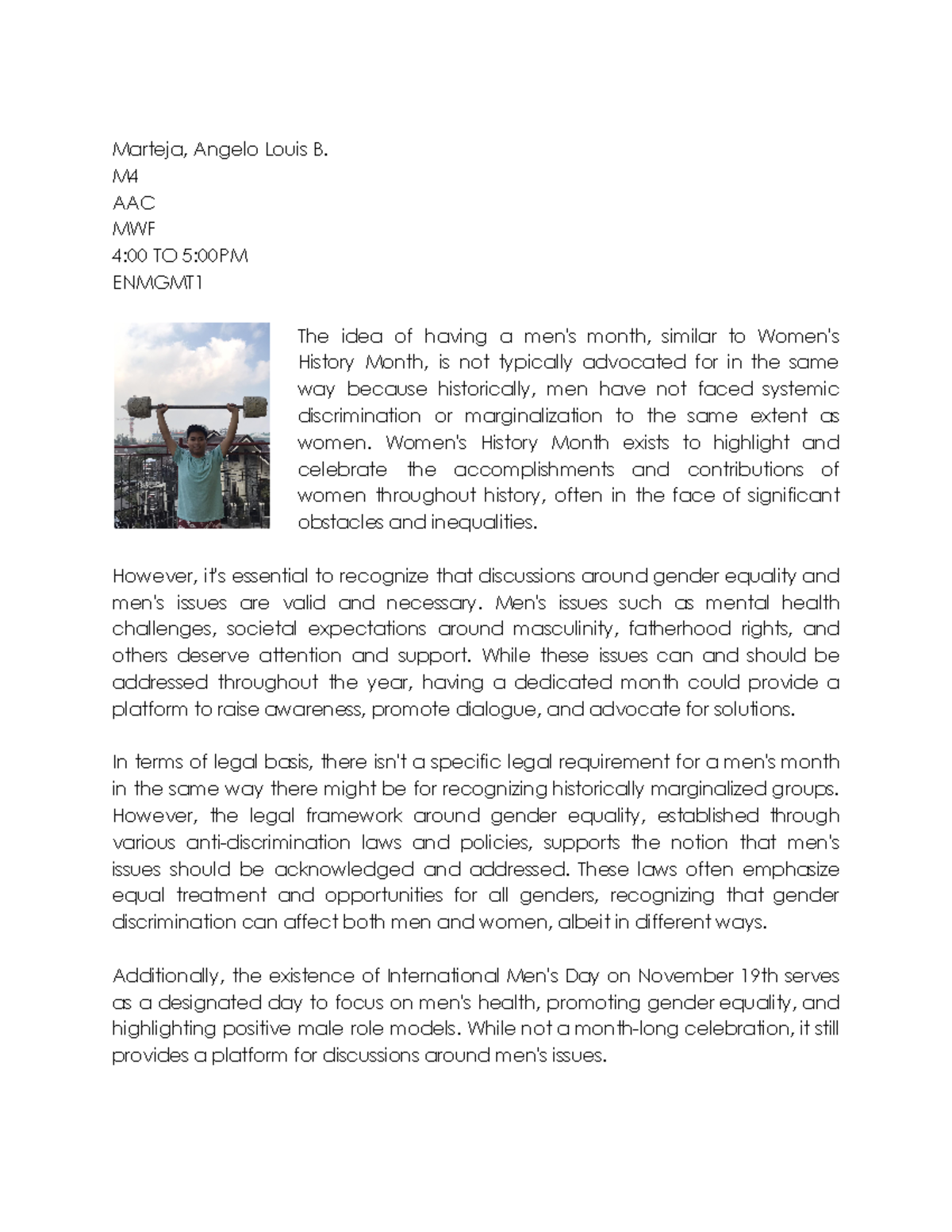 Entrep- Activity - Hello - Marteja, Angelo Louis B. M AAC MWF 4:00 TO 5 ...