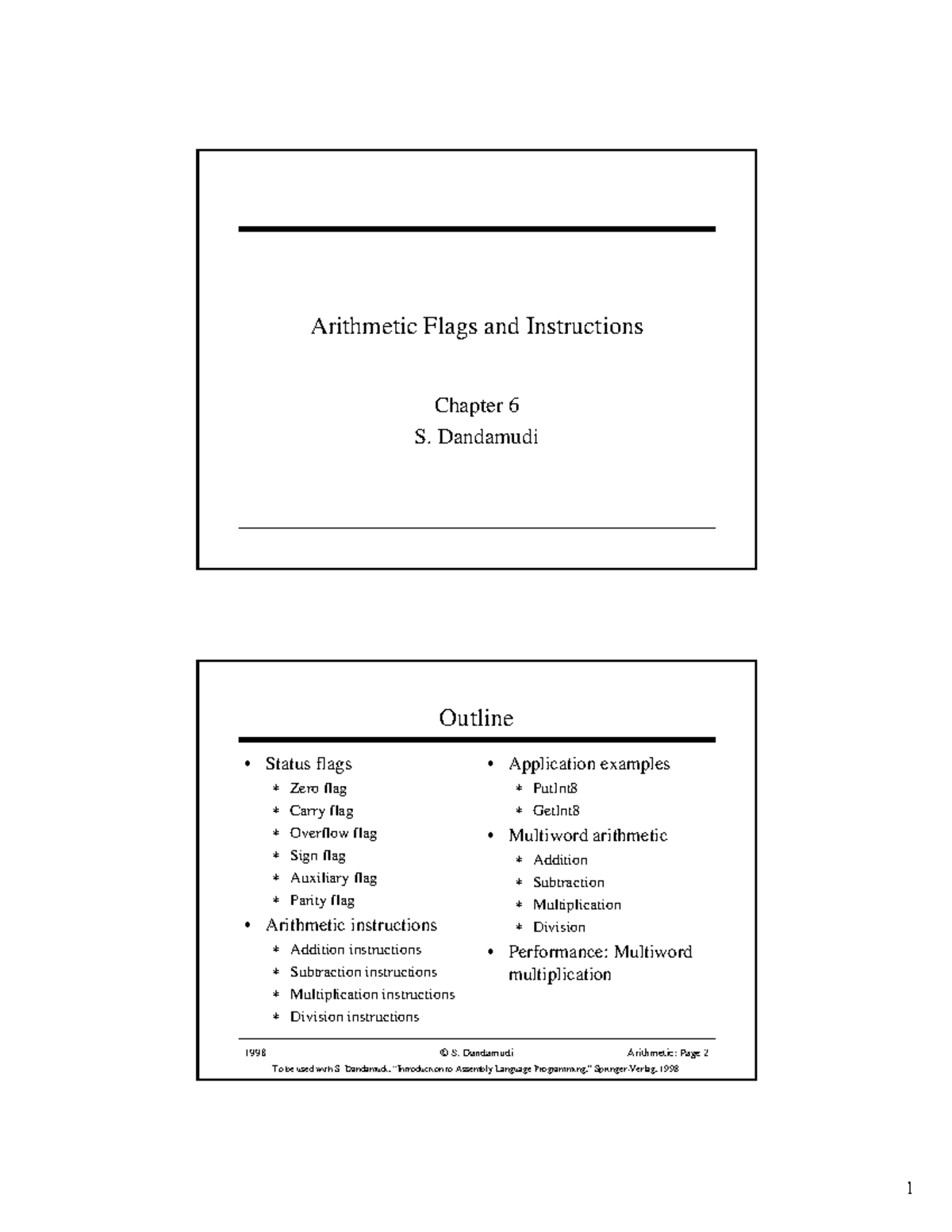 Ch6 arithmetic - Ch6 from our Book explaining Flags - Arithmetic Flags ...