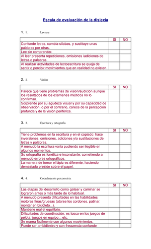Prueba de Lenguaje Capli - I. Descripción de la prueba. Instrumento ...