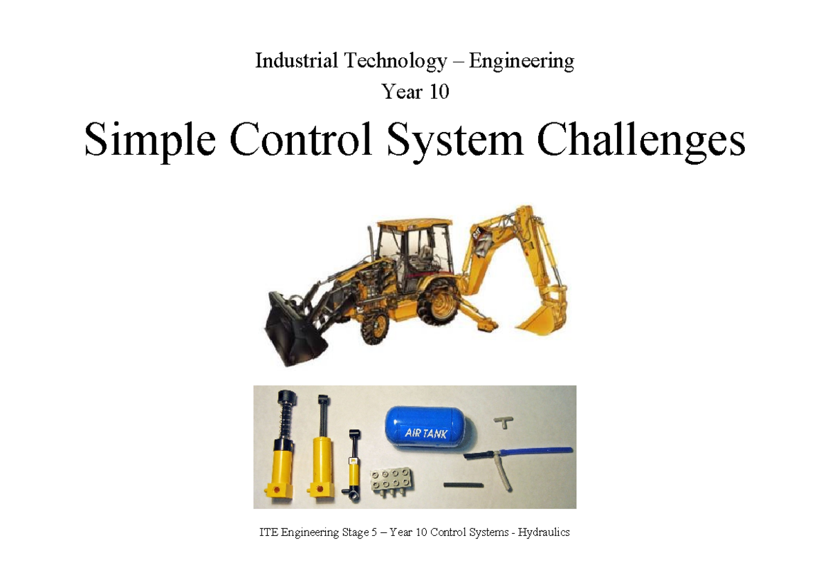 10ITE Assessment 1 - Hydraulics - Industrial Technology – Engineering ...