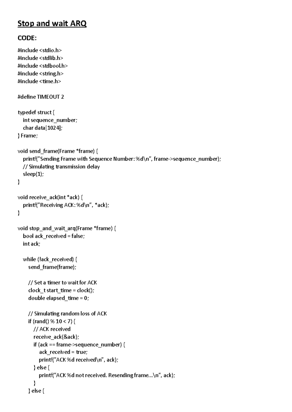 Fallsem 2024-25 BCSE308P LO VL2024250102339 2024-09-19 Reference-Material-I - Stop and wait ARQ ...