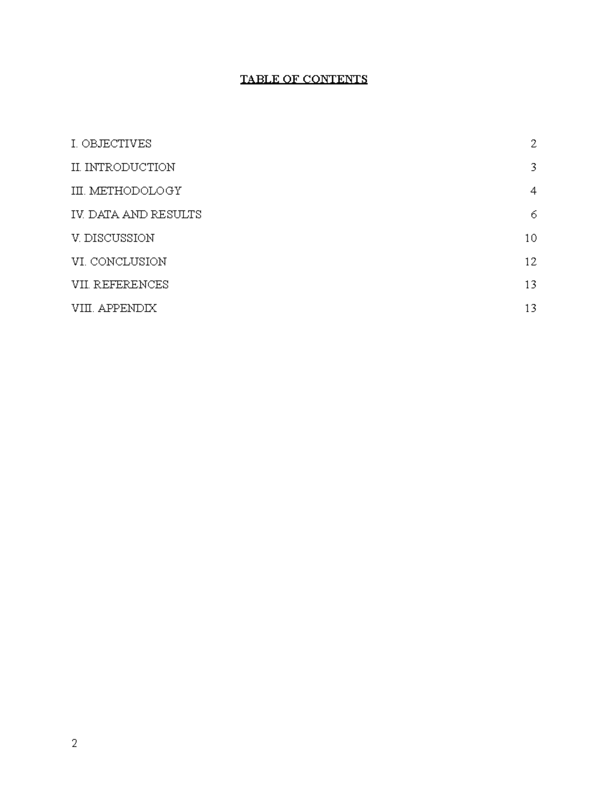GAS Chromatography (GC) CHM 510 EXP 1 - TABLE OF CONTENTS I. OBJECTIVES ...