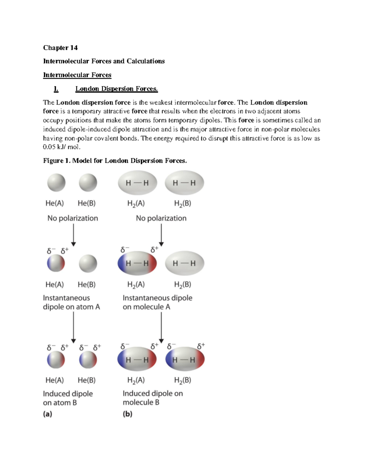 Chapter 14 Intermolecular Forces and Calculations - Chapter 14 ...