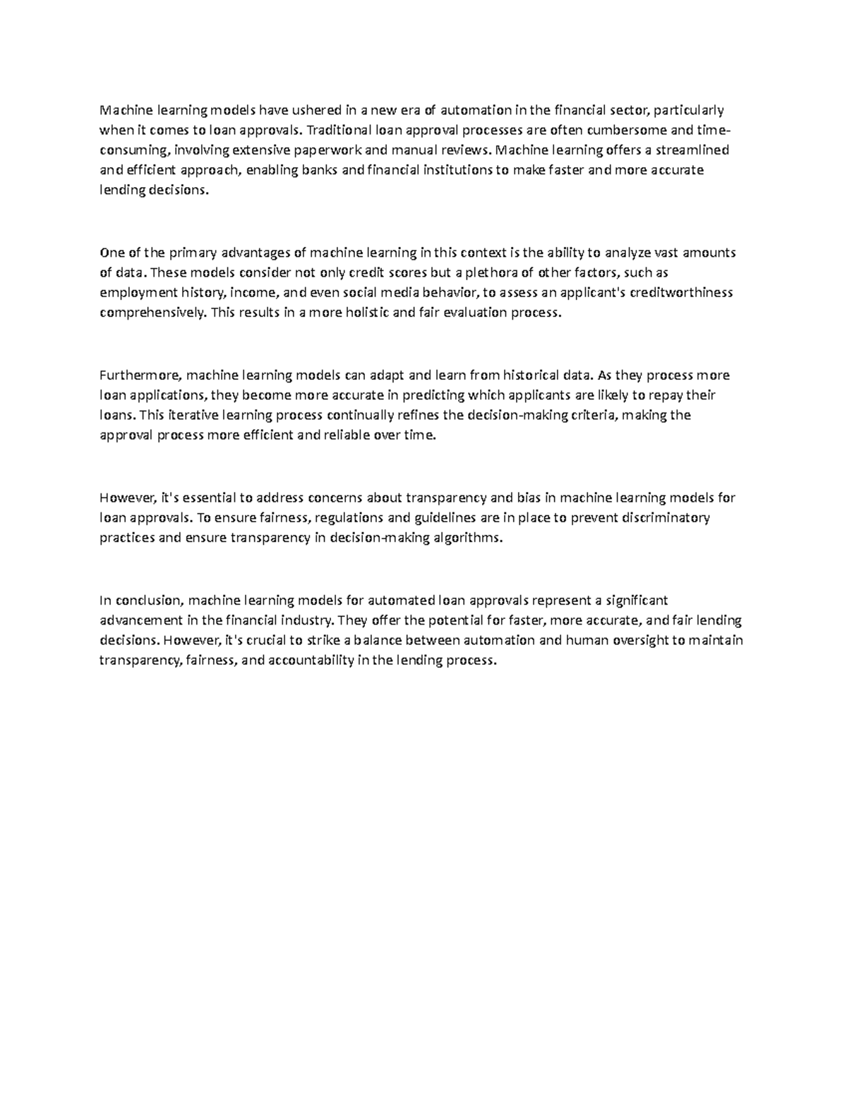 Machine learning models have ushered in a new era of automation in the ...