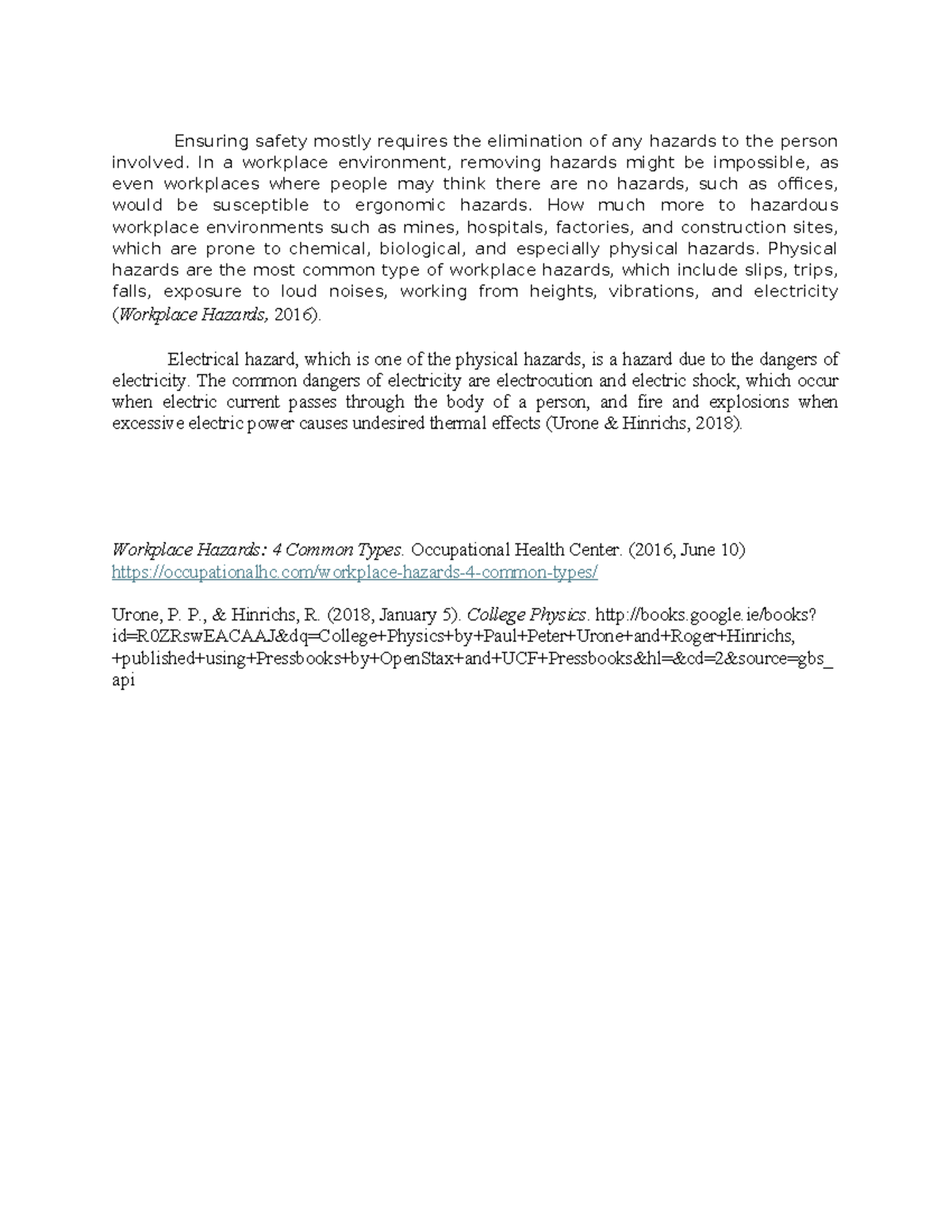 Background - i need this - Ensuring safety mostly requires the ...