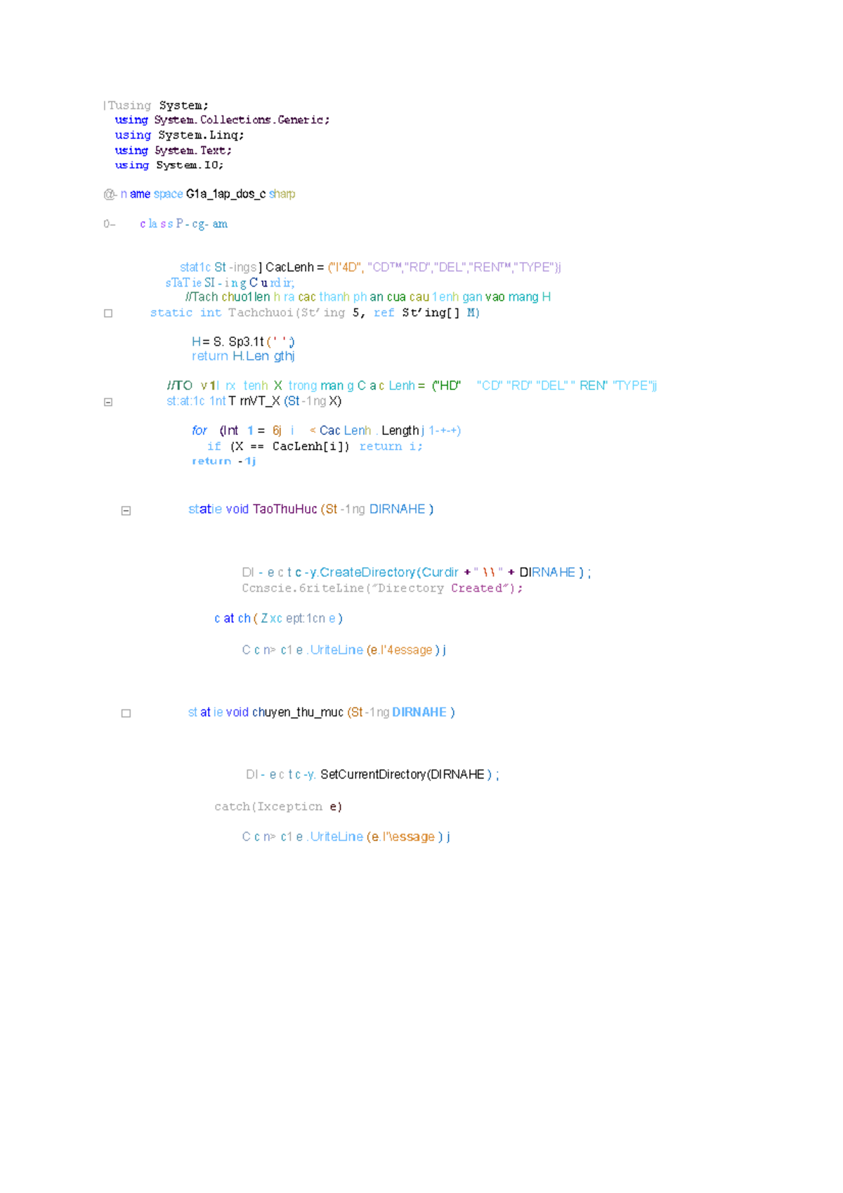 Code Gia Lap Dos - dfsjifsf - |Tusing System; using System.Collections; using System; using ...