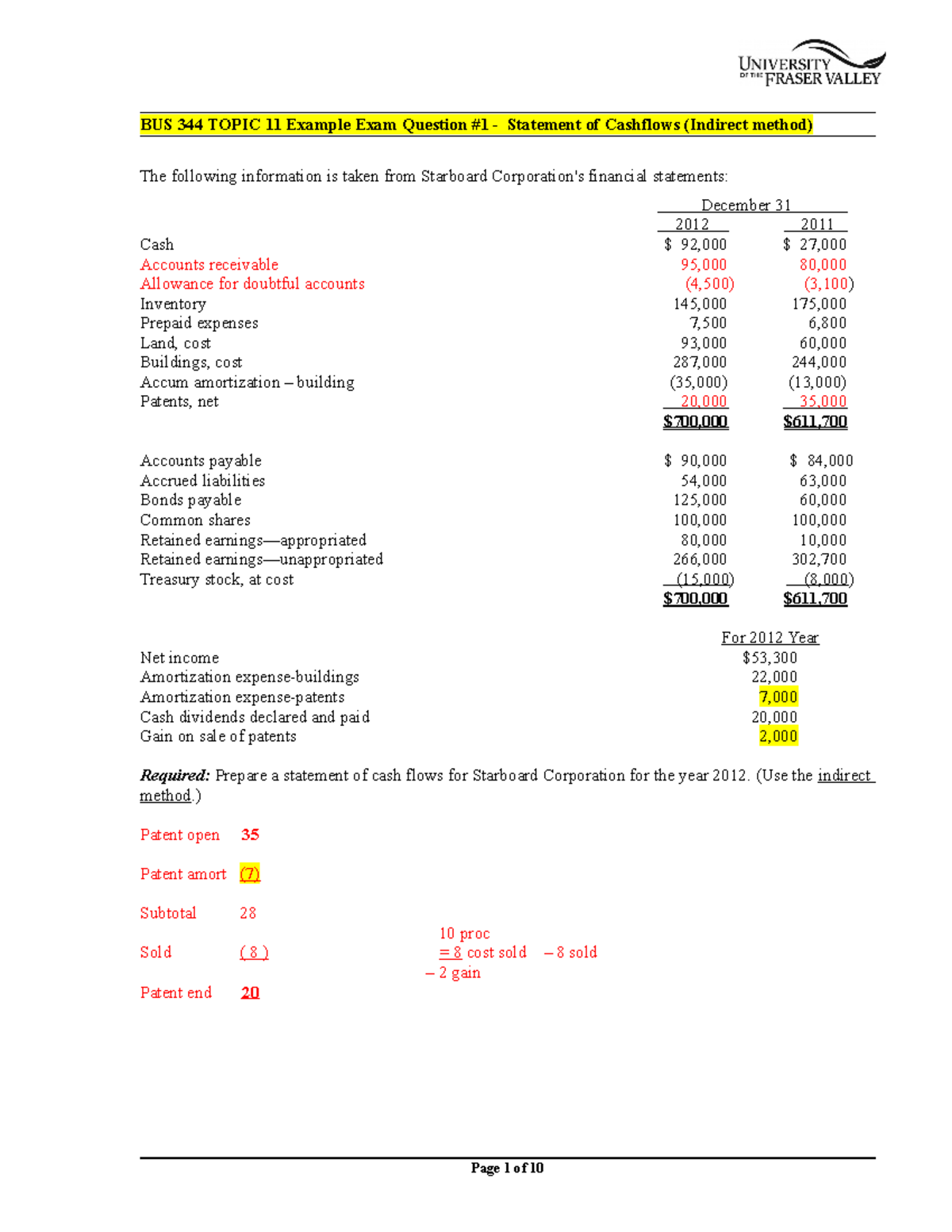 Topic 11 EEQ - EEQ - BUS 344 TOPIC 11 Example Exam Question #1 ...