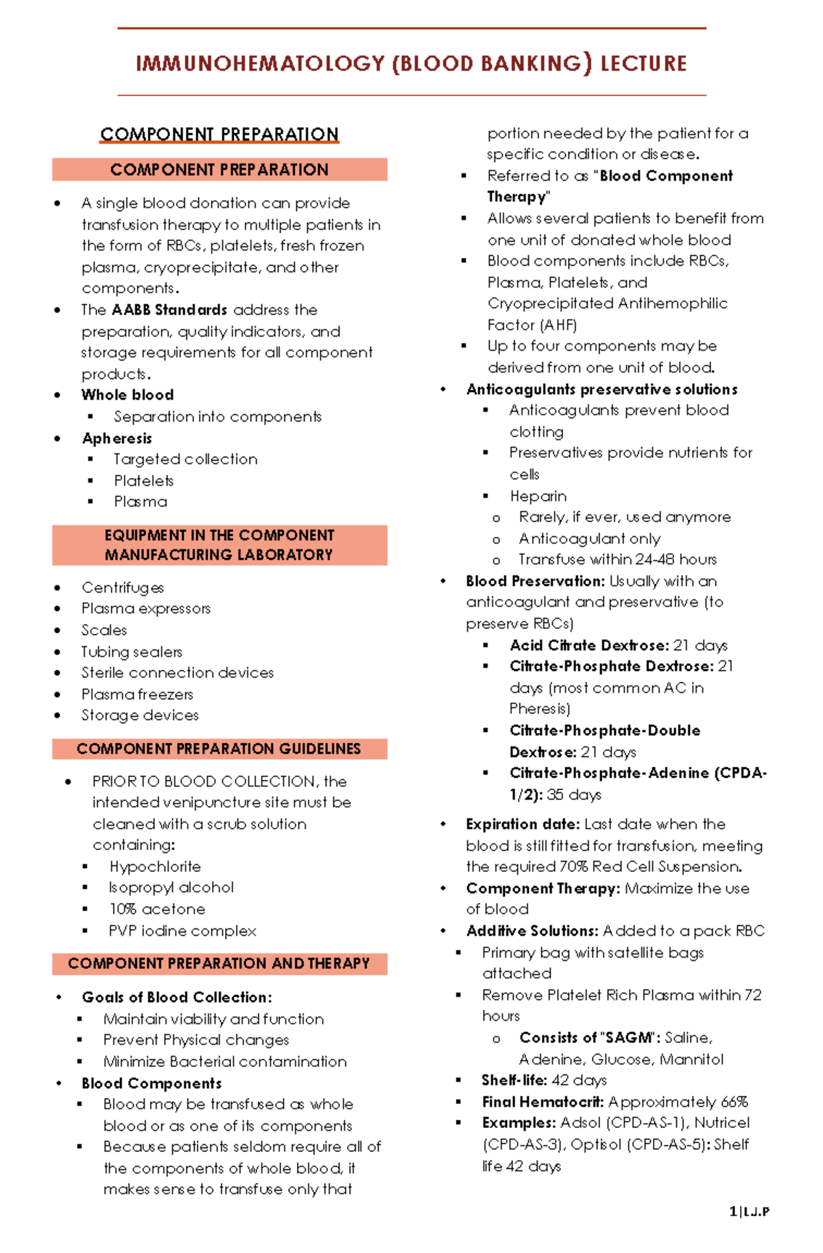 Component- Preparation-REV - COMPONENT PREPARATION COMPONENT ...