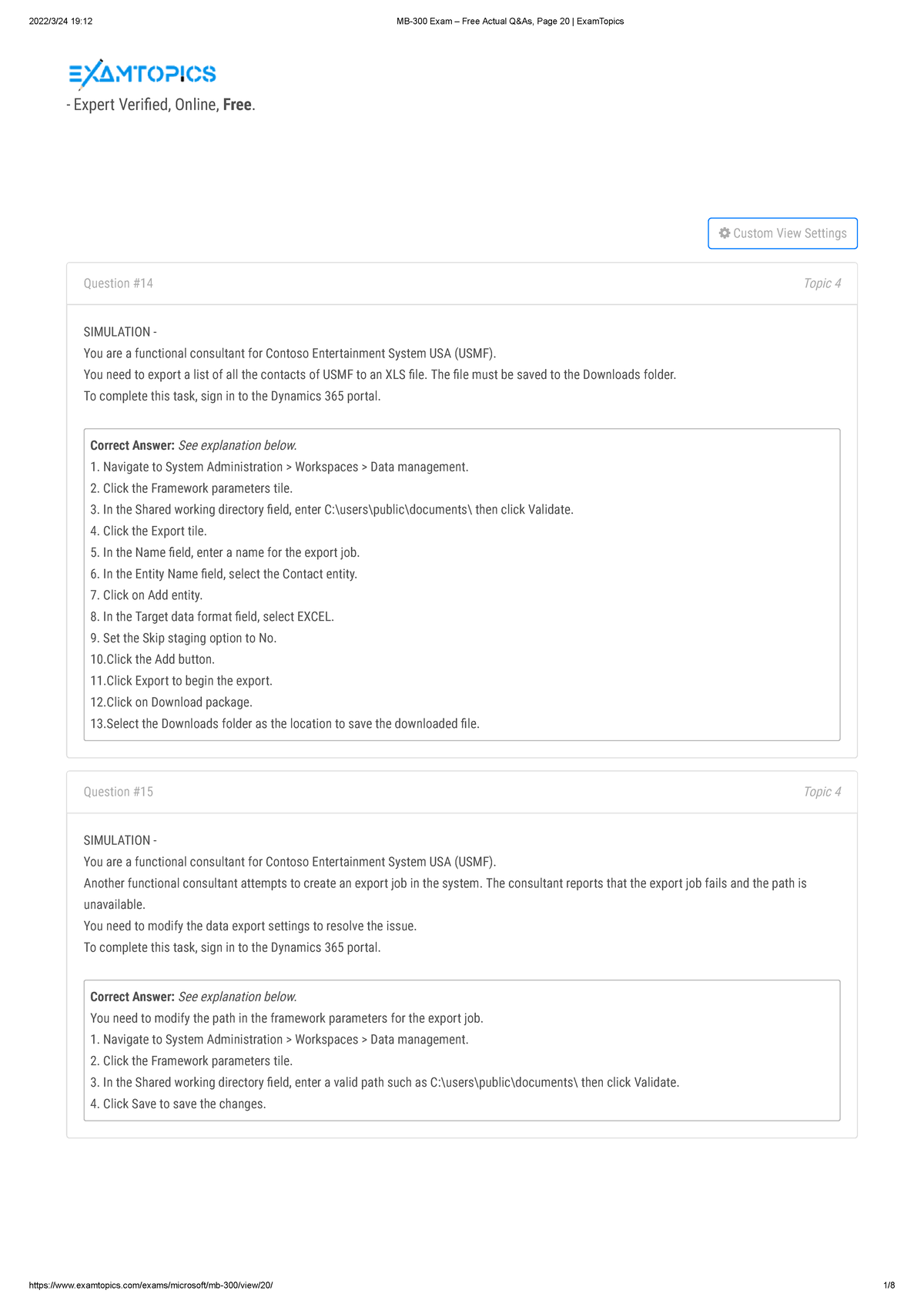 20Database Systems - Expert Veried, Online, Free. Custom View Settings ...