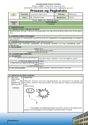 Scope and Delimitation Lesson Plan - DAILY LESSON PLAN School Navotas ...