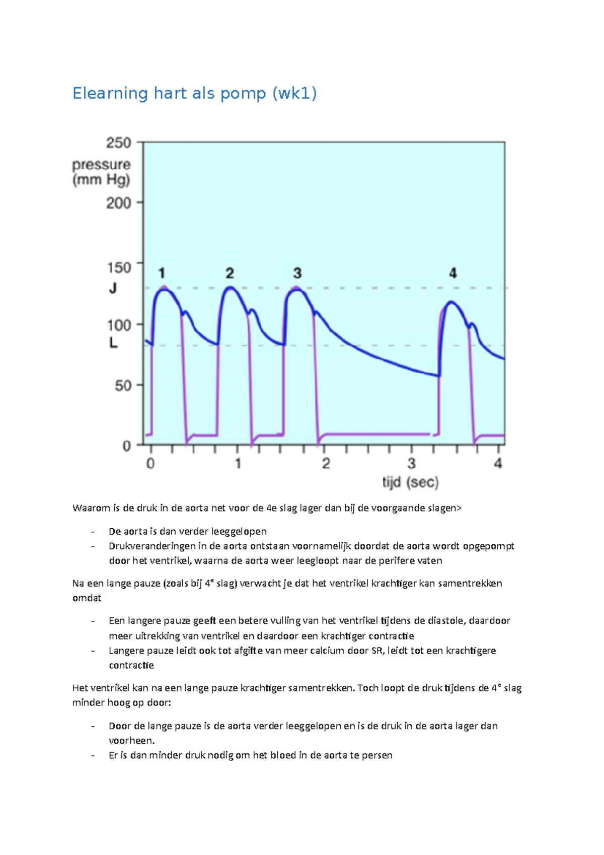 Elearning hart als pomp - Toch loopt de druk tijdens de 4e slag minder ...